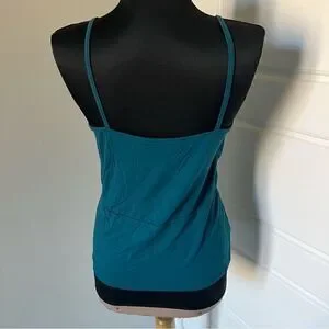 Marciano | Tops | Eucmarcianotealvnecktankszlruchingatfront | Poshmark